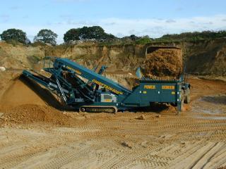 Powerscreen Chieftain 600 Kette Siebanlage technische Daten (2000 - 2016) | Siebtechnik ...