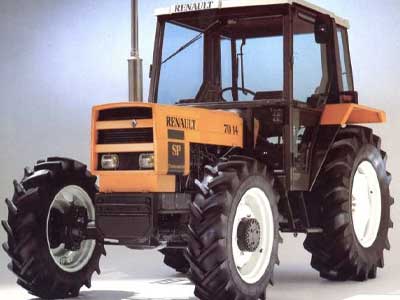 Renault 70-14 V A Technische Daten des Allradtraktors (1996 - 1998 ...