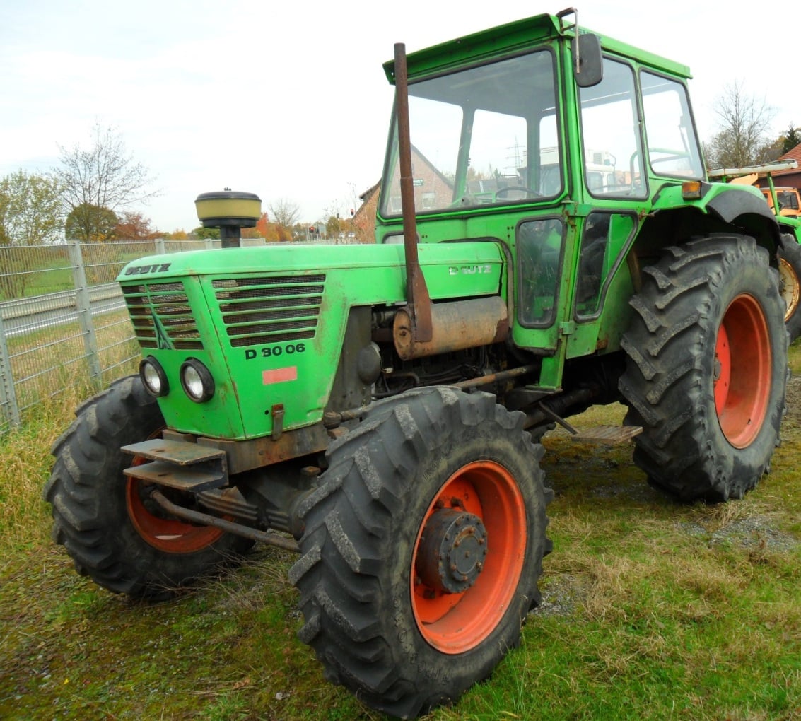 DEUTZ-FAHR D 8006A Technische Daten des Allradtraktors (1967 - 1978 ...