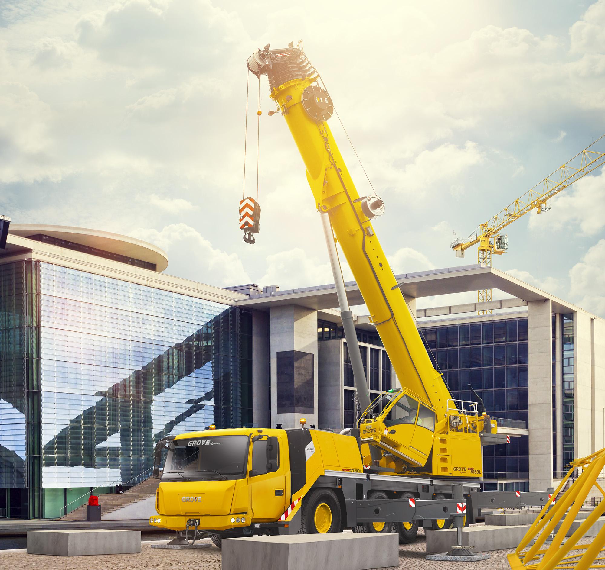 Grove GMK5150L Kran - Lastdiagramm, technische Daten (2016 - 2021 ...