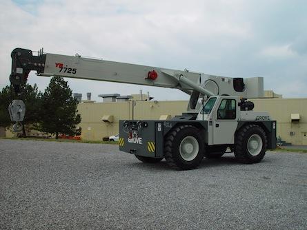 Grove GCD25 Kran - Lastdiagramm, technische Daten (2017 - 2025 ...