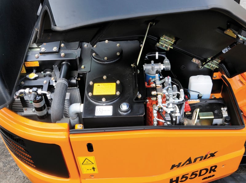 Hanix H55DR Long Bagger technische Daten (2019 - 2025) | Bagger ...