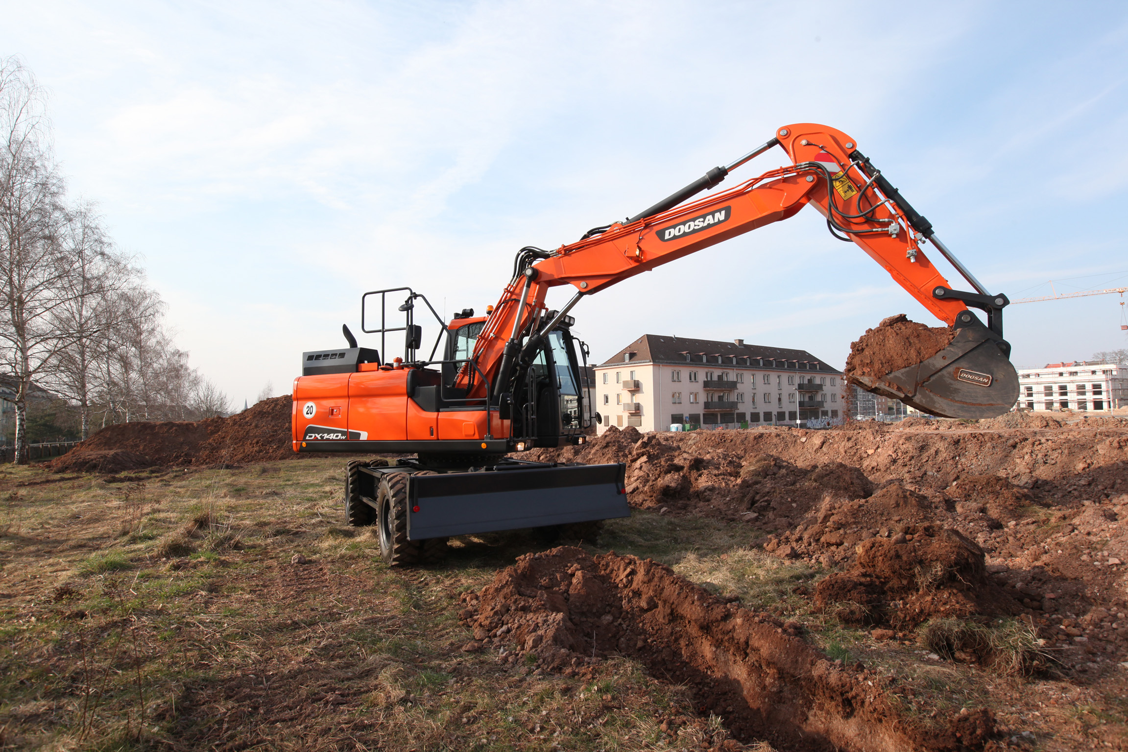 Doosan DX 140 W Bagger technische Daten (2008 - 2013) | Bagger ...