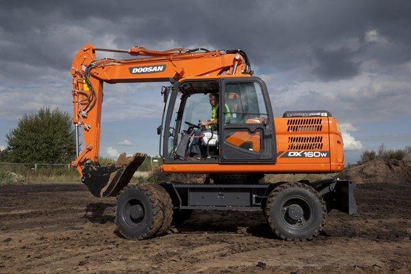 Doosan DX160W-3 Bagger technische Daten (2013 - 2019) | Bagger ...