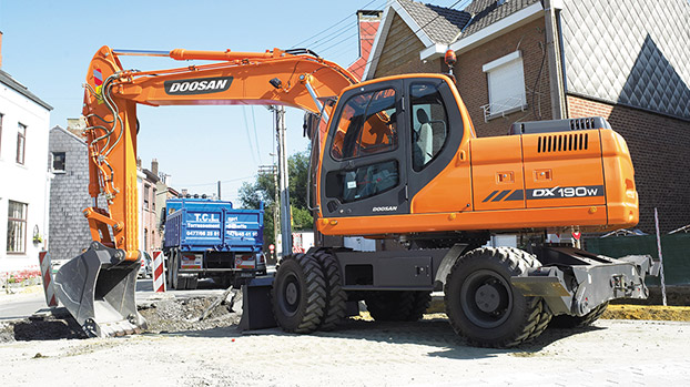 Doosan DX 190 W Bagger technische Daten (2008 - 2013) | Bagger ...