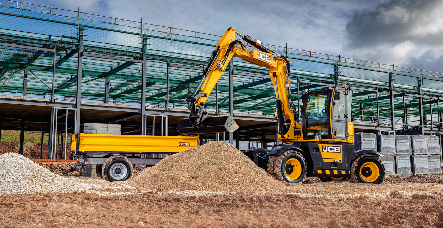 JCB Hydradig 110W Bagger technische Daten (2017 - 2021) | Bagger | LECTURA specs | LECTURA Specs