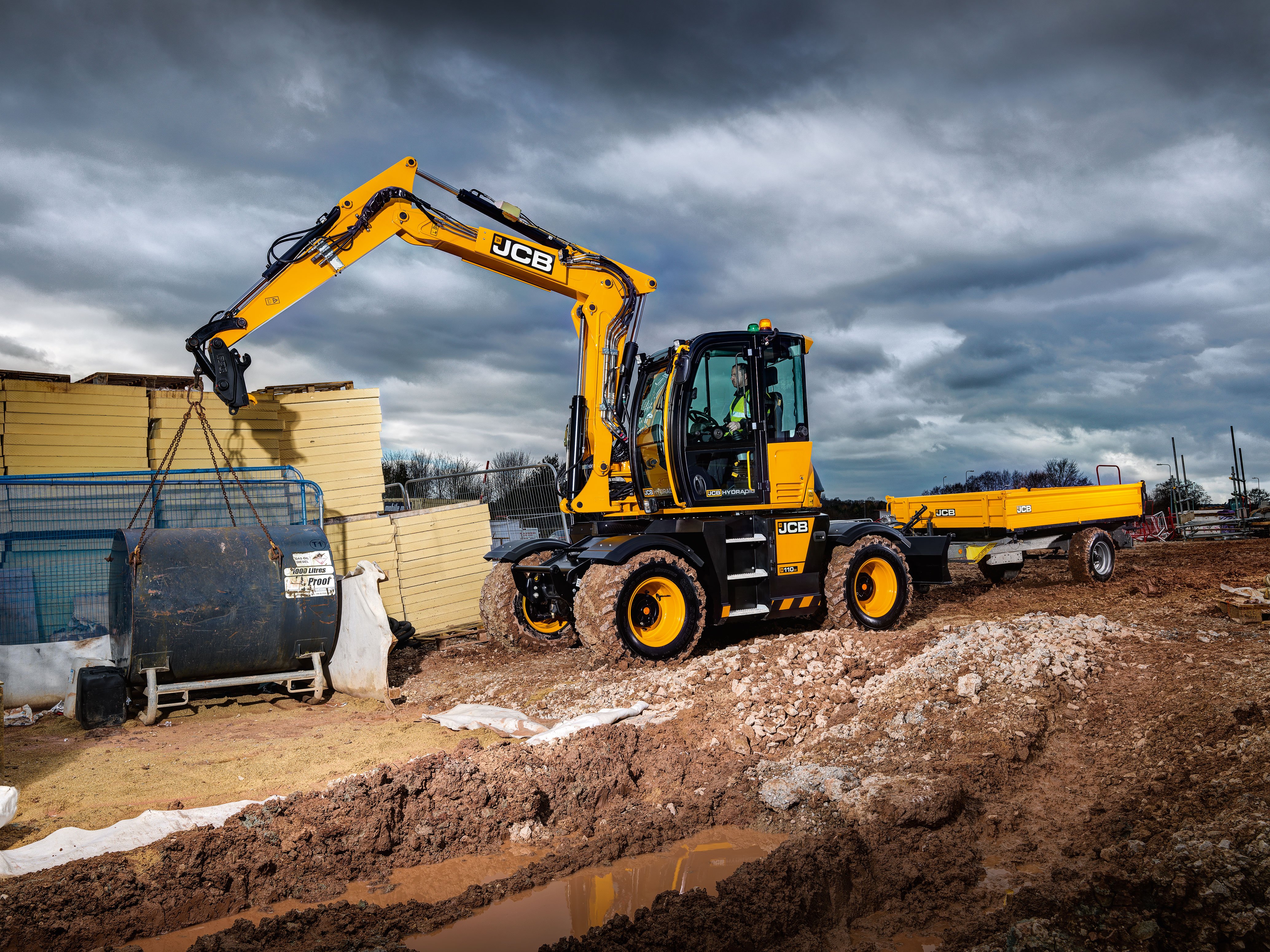 JCB Hydradig 110W Bagger technische Daten (2017 - 2021) | Bagger | LECTURA specs | LECTURA Specs