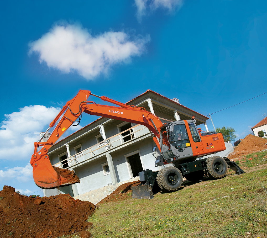 Hitachi ZX 160 W Bagger technische Daten (2003 - 2007) | Bagger ...