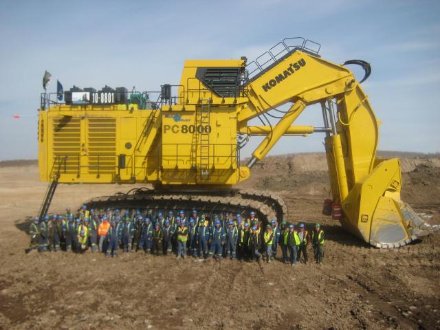 Komatsu PC8000 Bagger technische Daten (1999 - 2006) | Bagger | LECTURA ...
