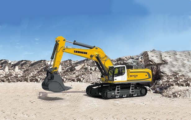 Liebherr R 970 SME Bagger technische Daten (2013 - 2016) | Bagger ...