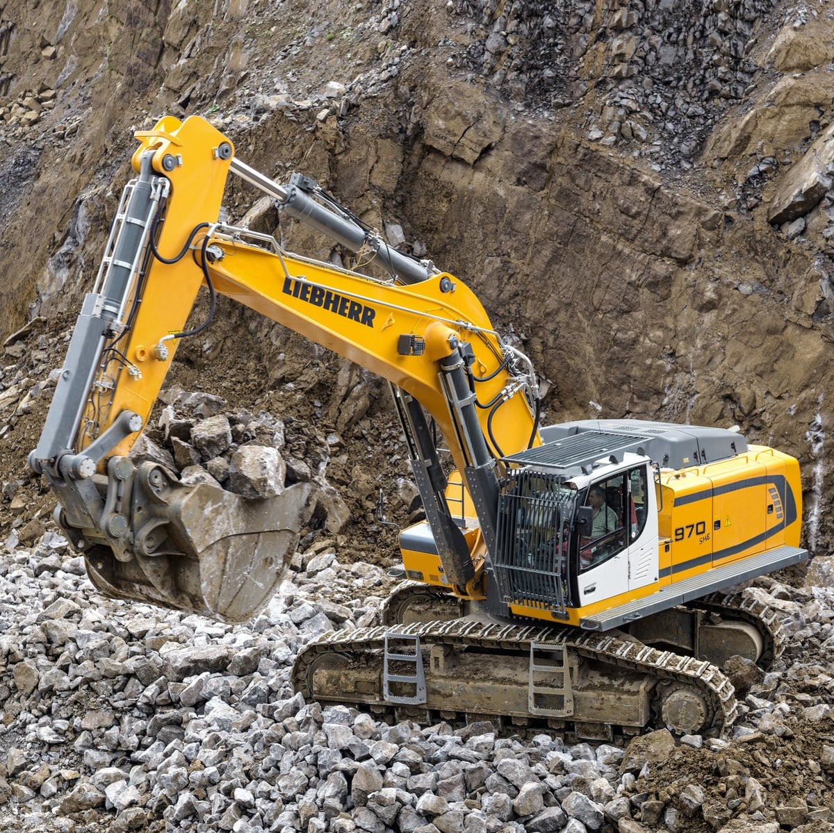 Liebherr R 970 SME Litronic Bagger technische Daten (2019 - 2024 ...