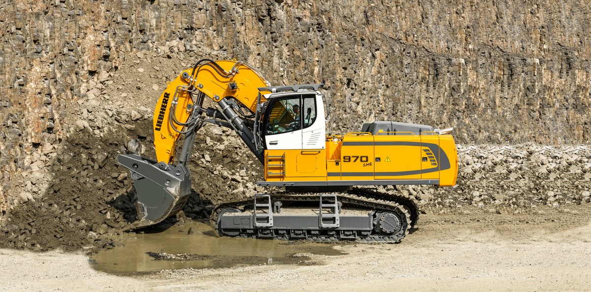 Liebherr R 970 SME Litronic Bagger technische Daten (2019 - 2024 ...