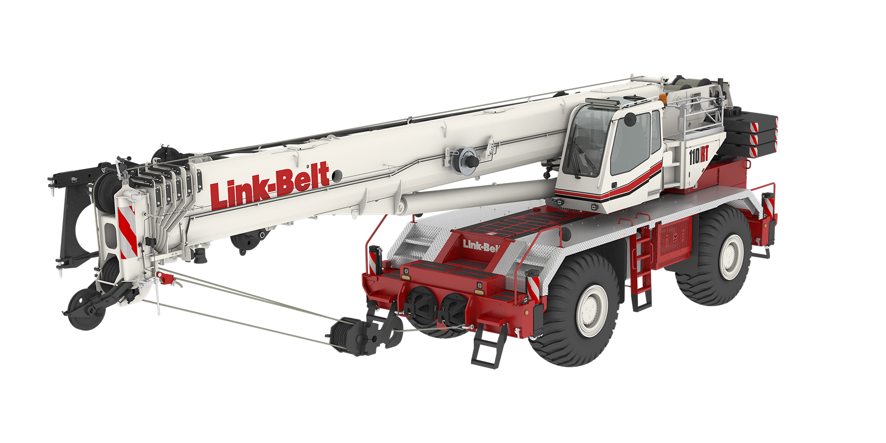 Link-Belt RTC-80110 Series II Kran - Lastdiagramm, technische Daten ...