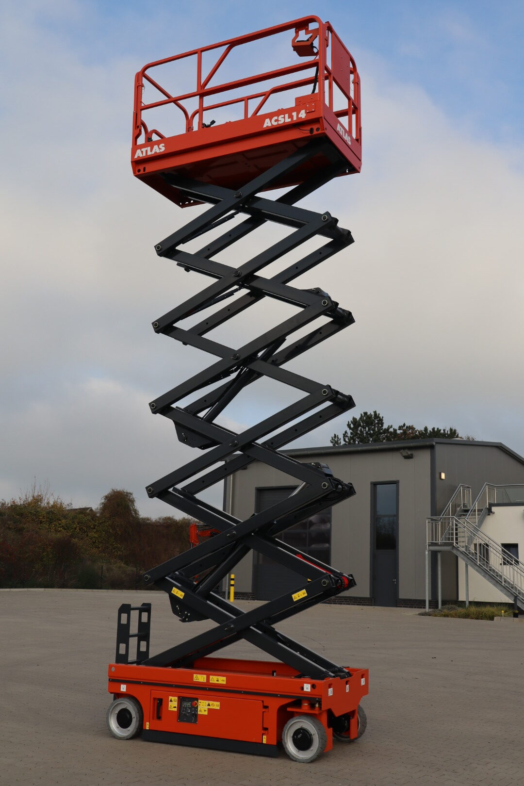 Technische Daten für Atlas Kompakt ACSL 1412 DC (2018 - 2025) | Scherenbühnen auf Rädern ...