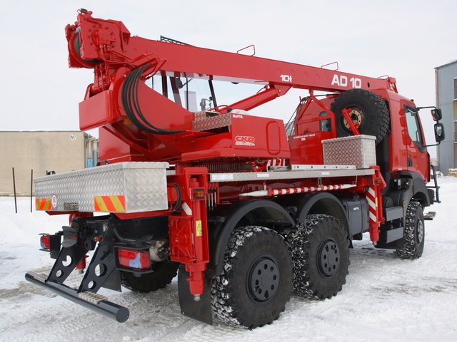 CKD Mobilni Jeraby AD 10 Kran - Lastdiagramm, technische Daten (2017 ...