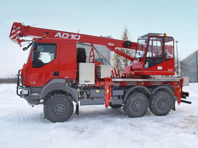 CKD Mobilni Jeraby AD 10 Kran - Lastdiagramm, technische Daten (2017 ...