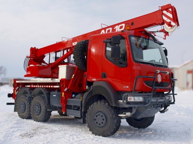 CKD Mobilni Jeraby AD 10 Kran - Lastdiagramm, technische Daten (2017 ...