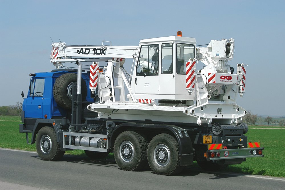 CKD Mobilni Jeraby AD 10 K Kran - Lastdiagramm, technische Daten (2017 ...