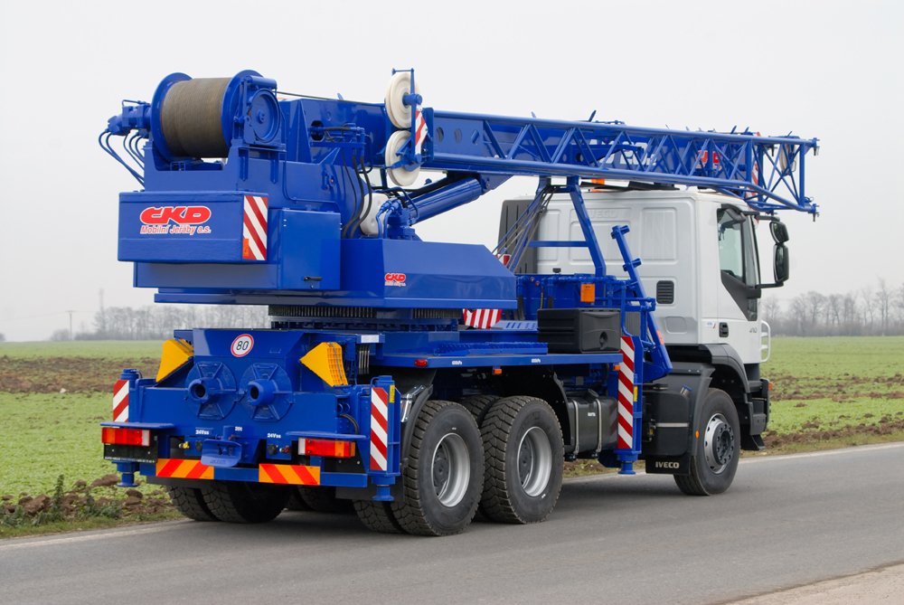 CKD Mobilni Jeraby AD 20 Kran - Lastdiagramm, technische Daten (2017 ...