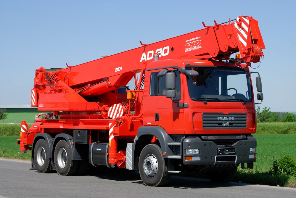 CKD Mobilni Jeraby AD 30 Kran - Lastdiagramm, technische Daten (2017 ...