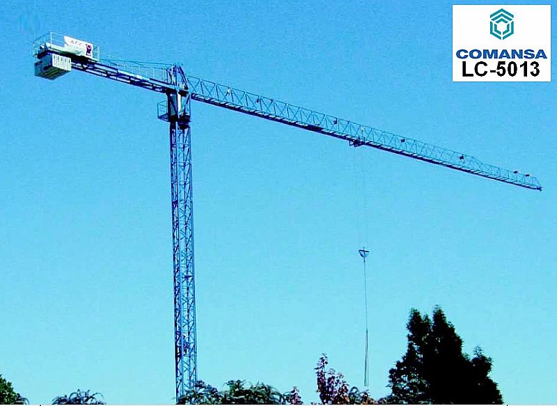 Comansa LC5013 Kran - Lastdiagramm, technische Daten (2001 - 2008) | LECTURA Specs